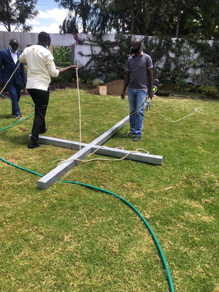 Lining Up Cross | Christian Cross Ministries