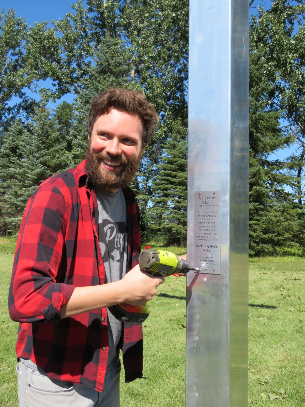 Pastor Tyler Declaring Gods Glory Over Fosston, MN | Christian Cross ...