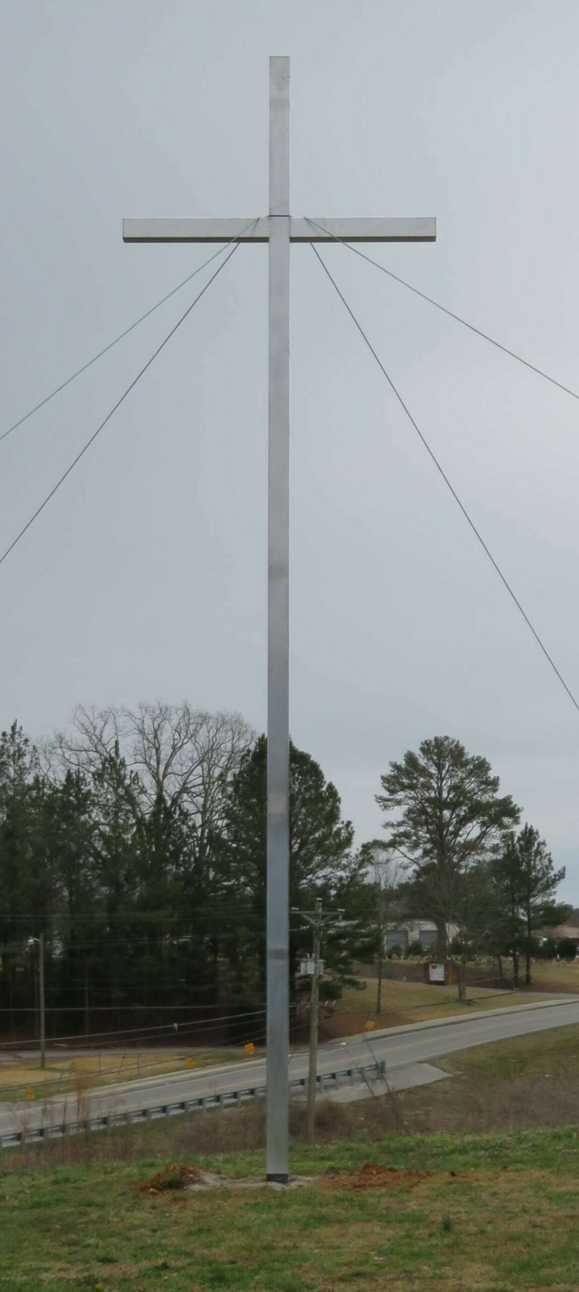 View Of Cross Overlooking Valley | Christian Cross Ministries