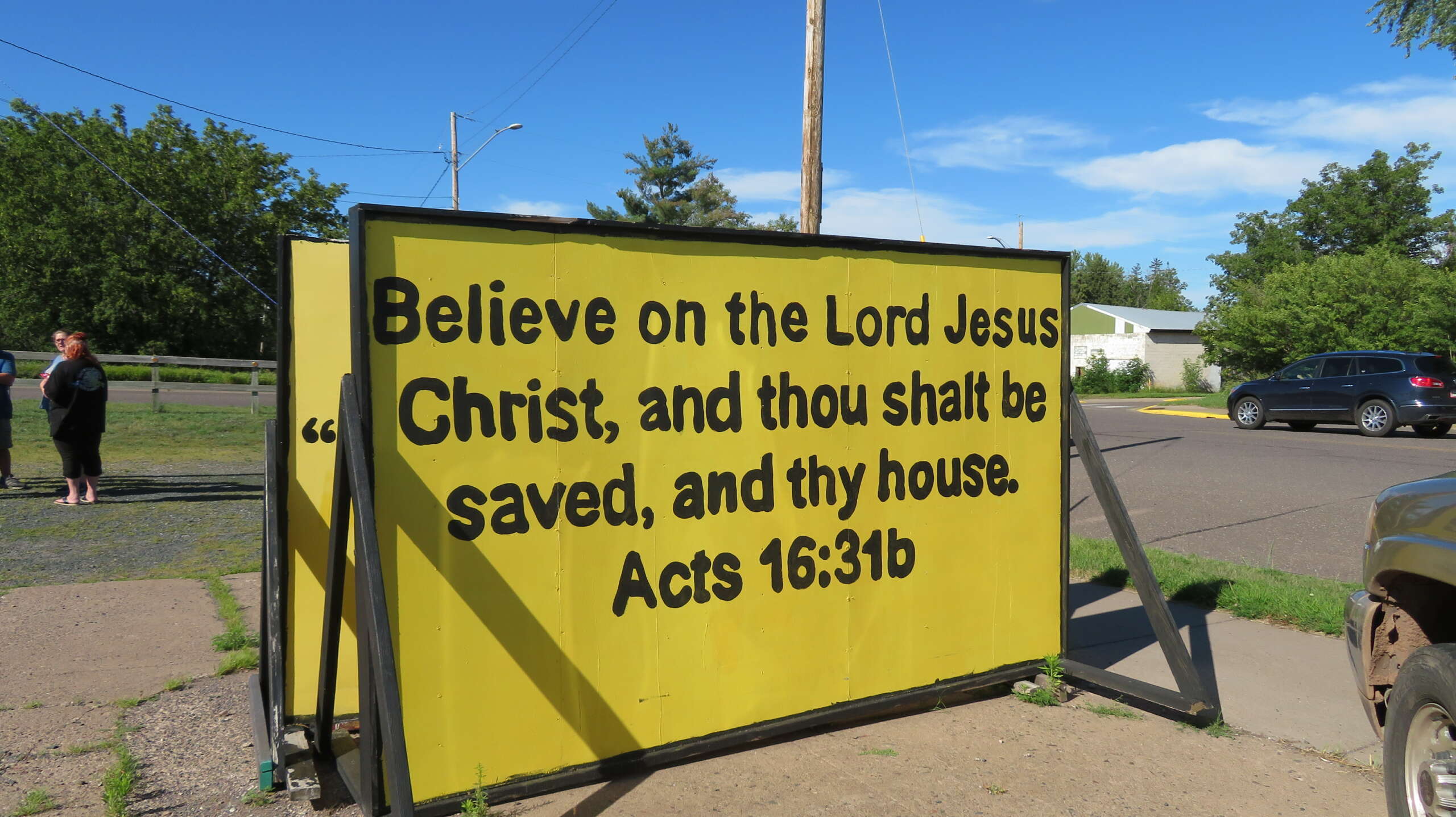Road Side Gospel Sign | Christian Cross Ministries