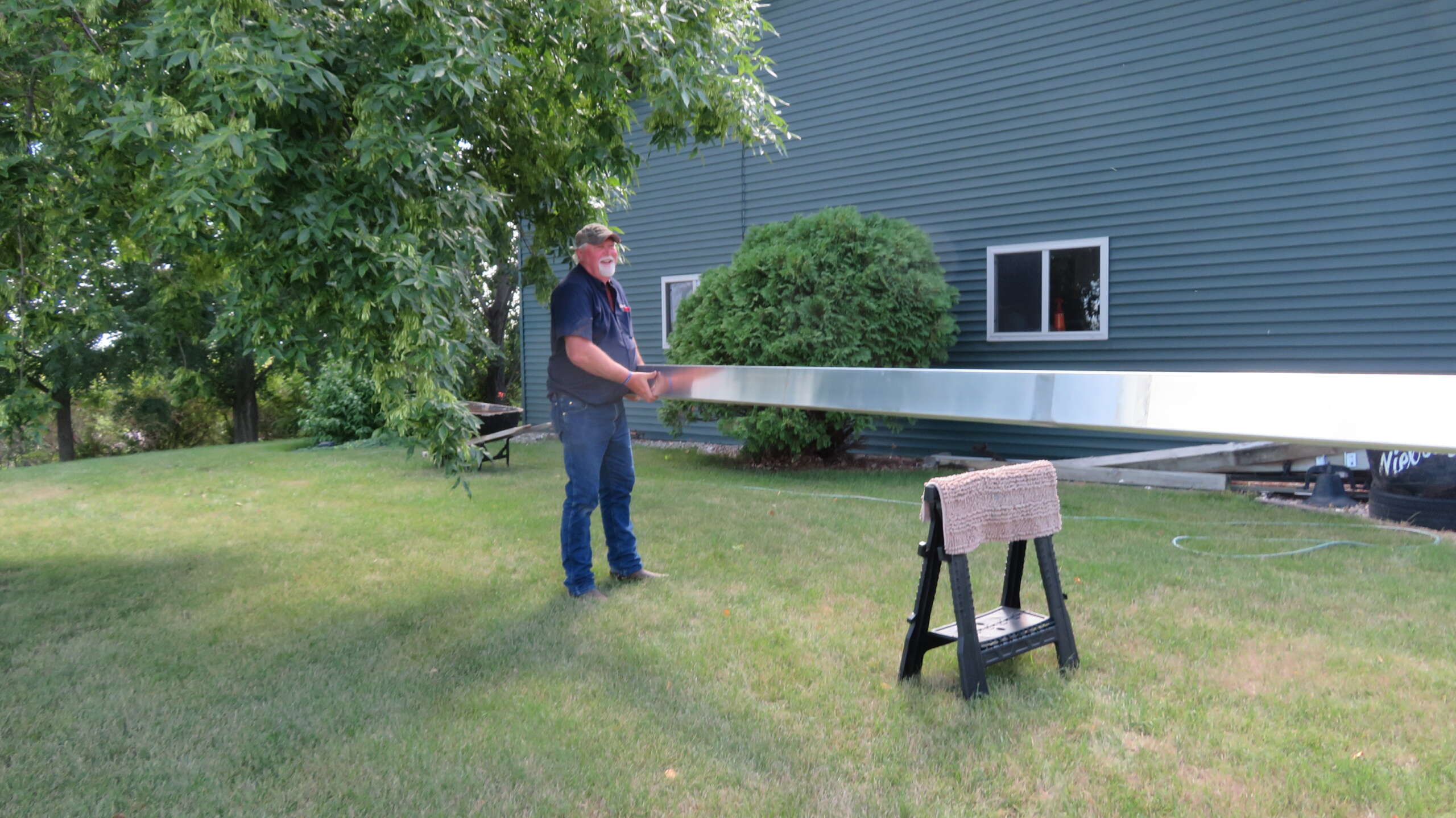 Bob Setting Up Cross | Christian Cross Ministries