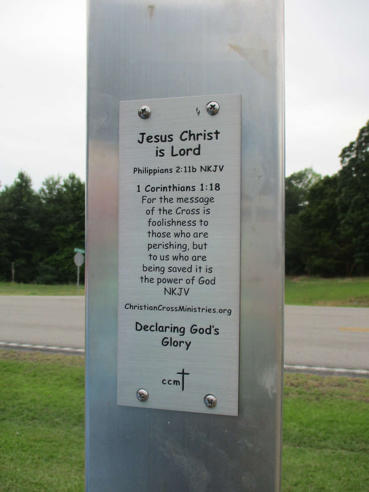 Plaque | Christian Cross Ministries